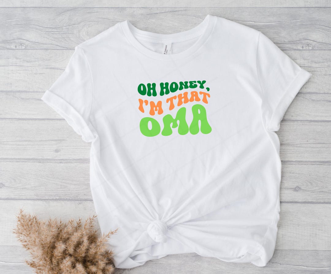 Oma SVG, Groovy Oma Svg, Wavy Font Svg Oma Birthday Svg Oma Shirt Svg ...