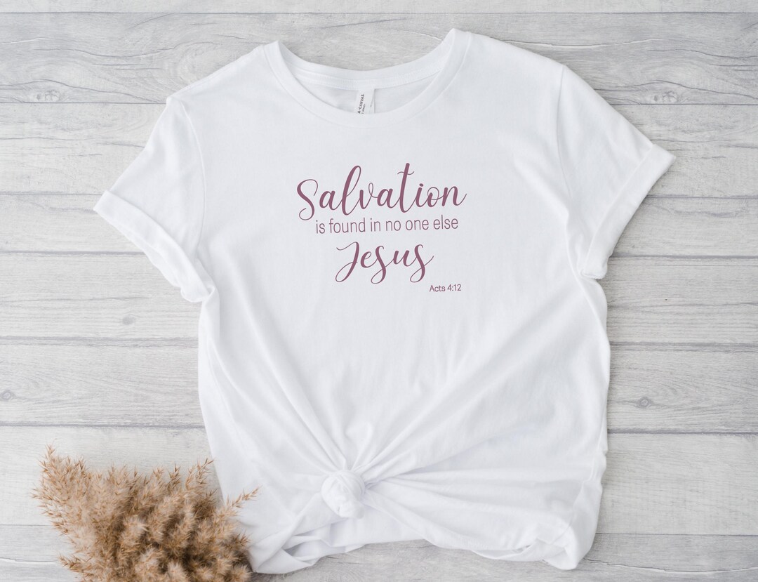 Salvation SVG, Bible Verse SVG, Jesus SVG, Christian Svg, Acts 4:12 ...