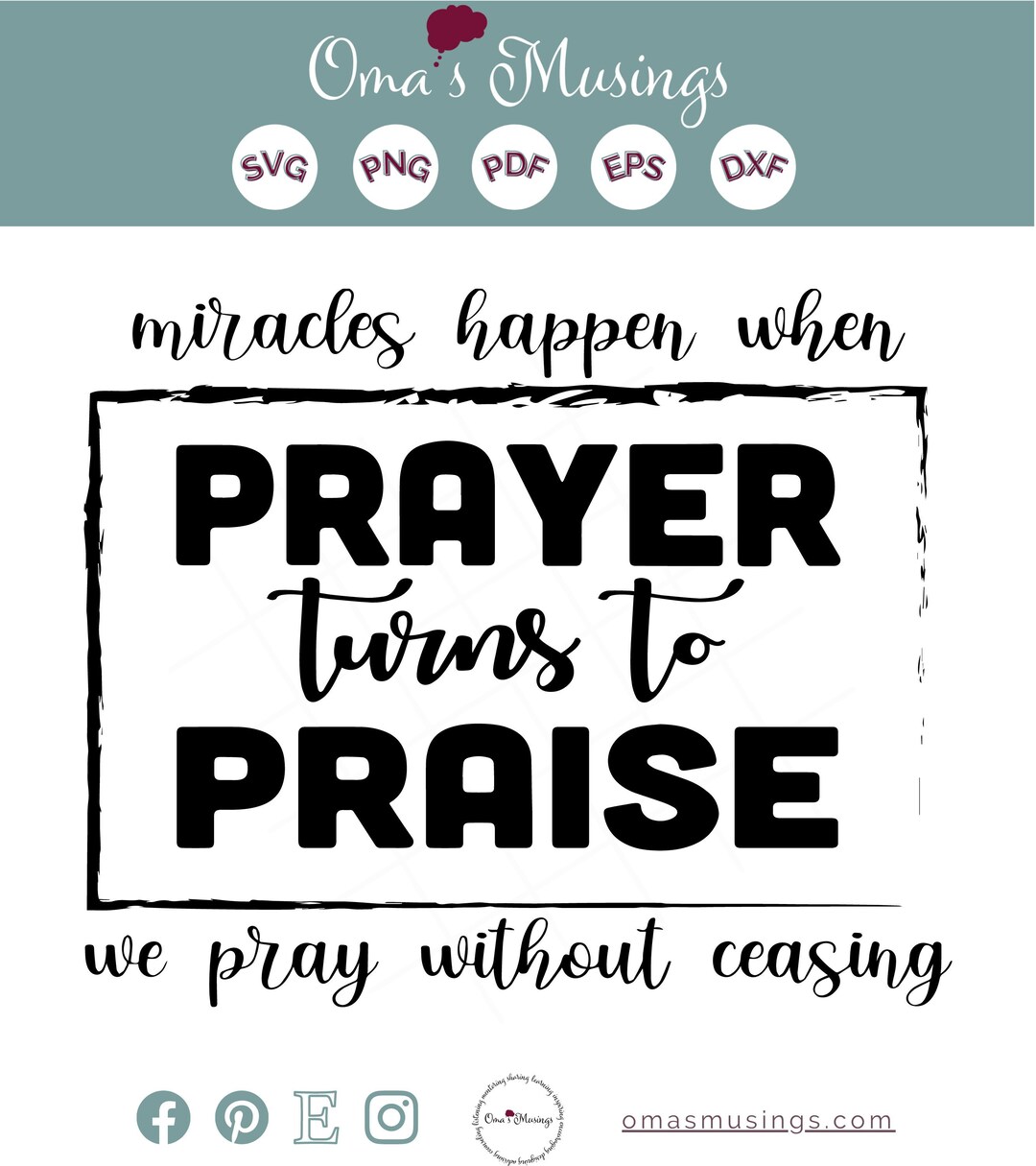 Oración SVG Etiqueta cristiana PNG Diario de oración PNG Orar Svg ...