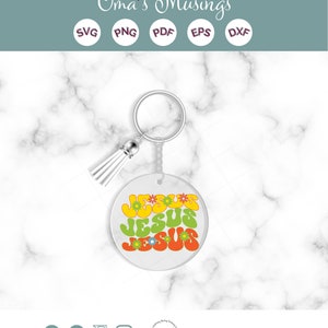 Retro Jesus SVG 70's Jesus Svg Groovy Jesus SVG Wavy - Etsy