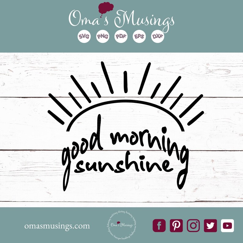 Good Morning SVG Coffee Cup Design Hand-drawn Look SVG Good Morning ...