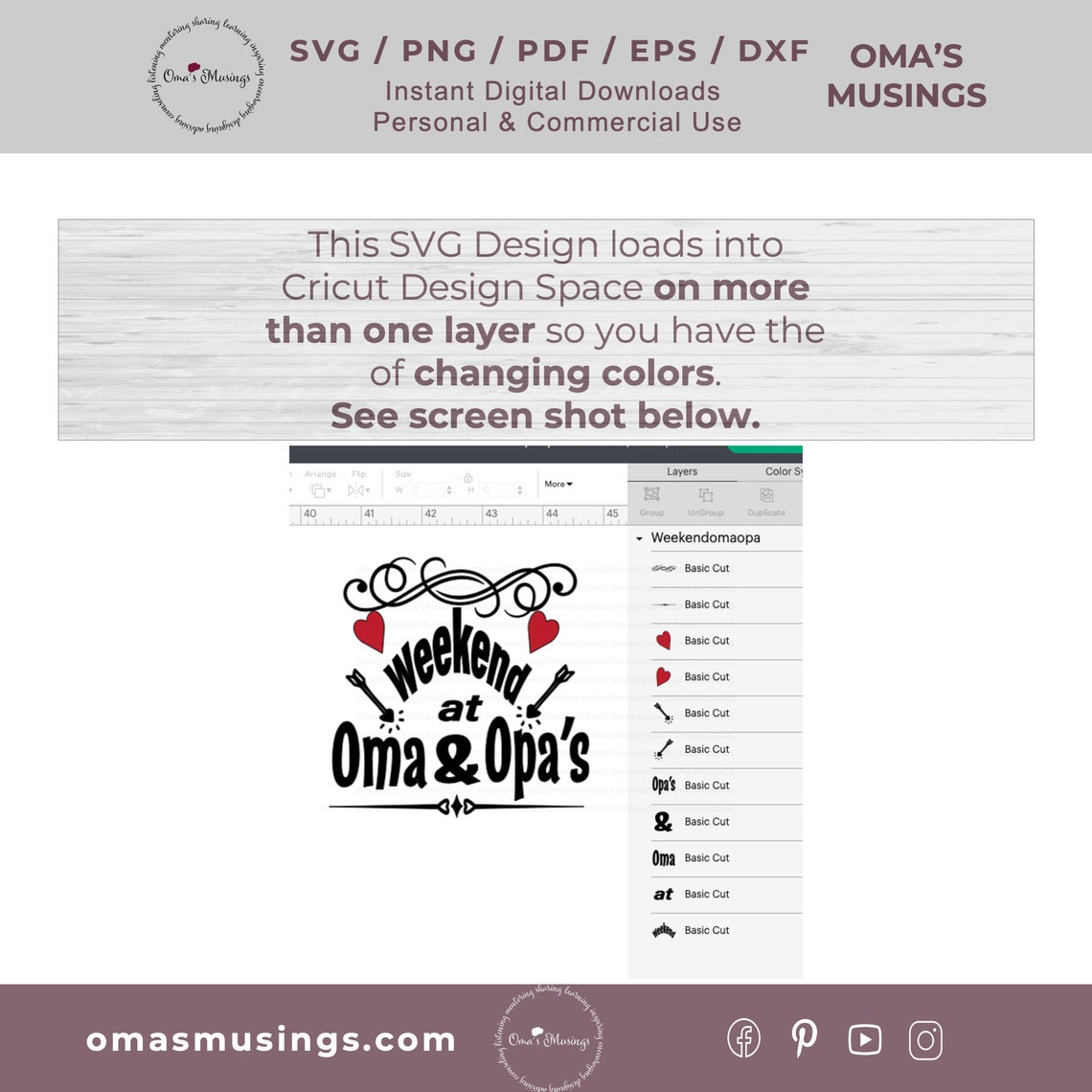 Oma SVG Opa SVG Oma and Opa SVG Weekend at Oma and - Etsy Canada