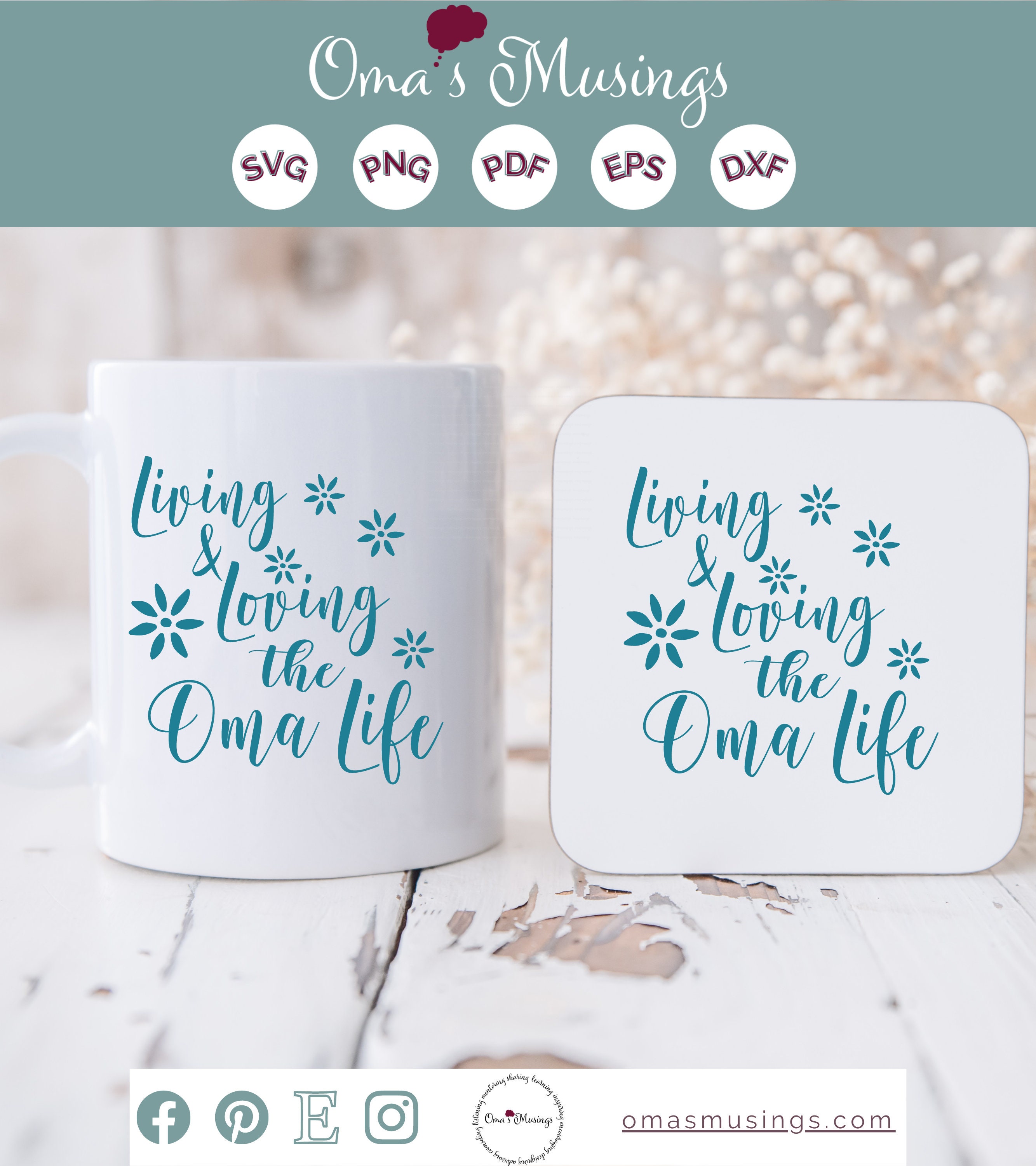 Oma SVG Mother's Day for Oma SVG Oma Gift SVG Oma - Etsy Canada