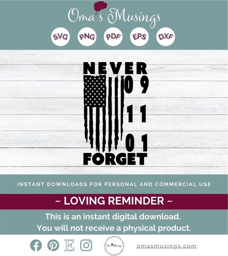 911 SVG 911 Never Forget SVG Patriotic Svg September 11 - Etsy