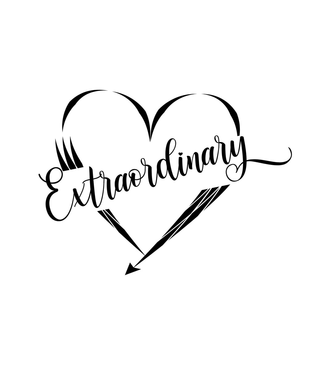 Extraordinary SVG - Grunge Heart SVG - Cricut SVG File -sublimation ...