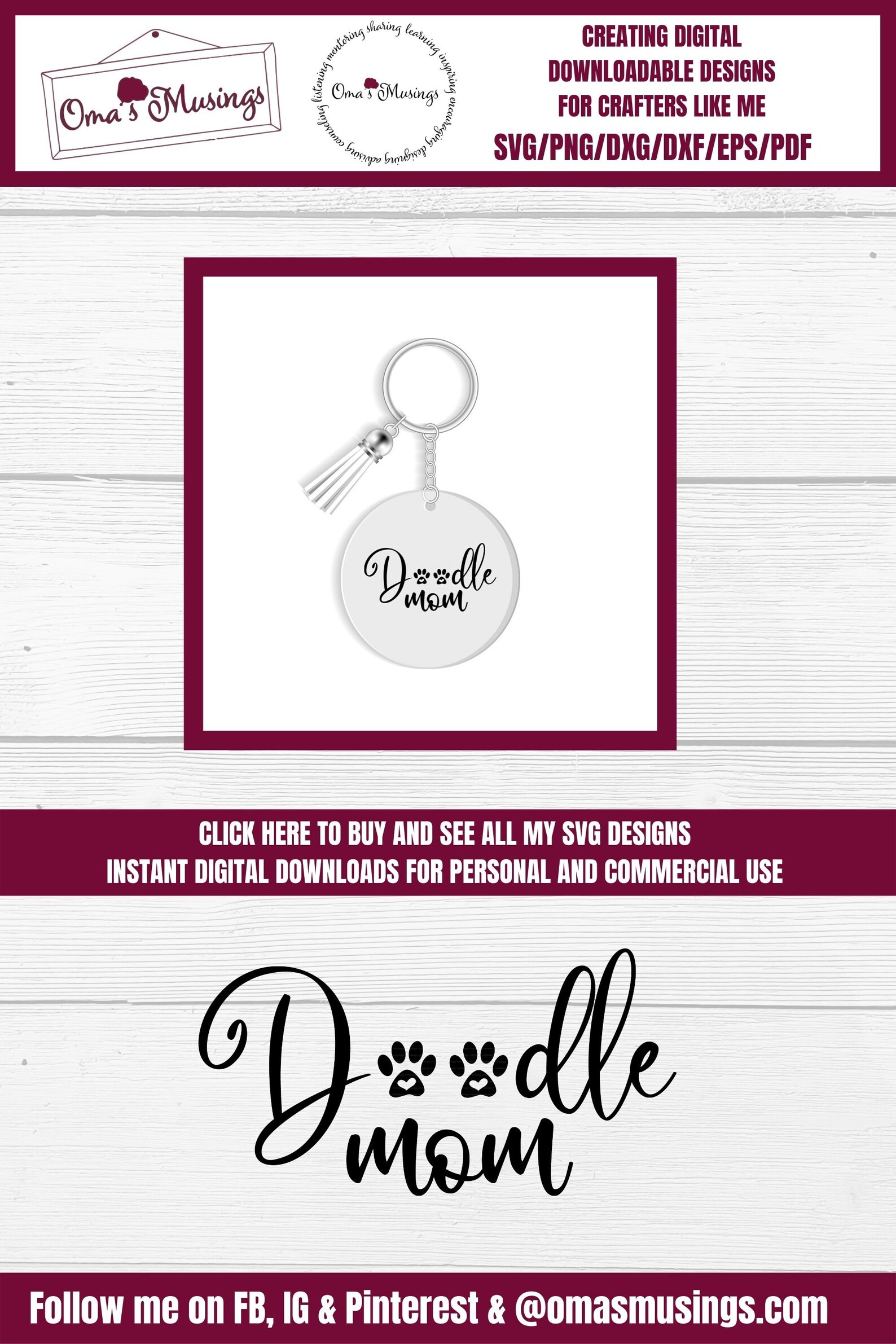 Goldendoodle SVG Doodle Mom SVG Goldendoodle Mom SVG | Etsy