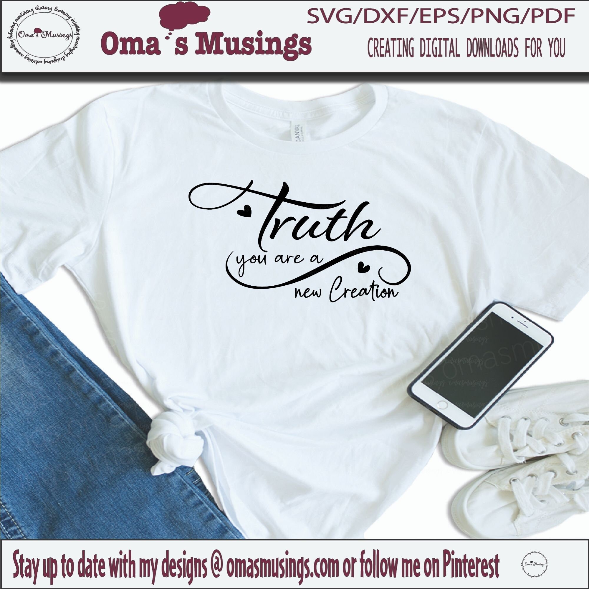 Bible Verse SVG 2 Corinthians 5:17 SVG New Creation SVG - Etsy Canada