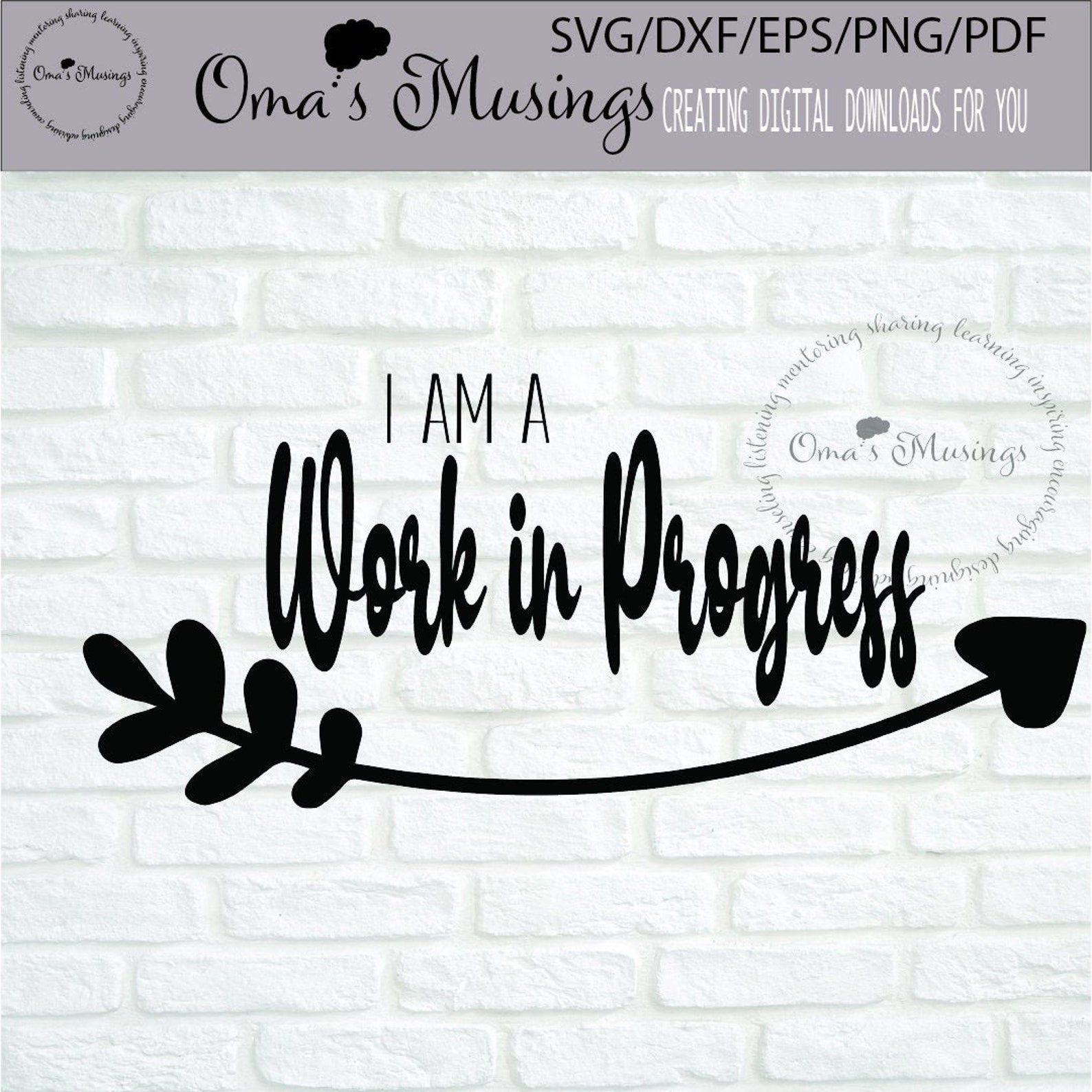 Work in Progress SVG Digital Download Christian SVG | Etsy Ireland