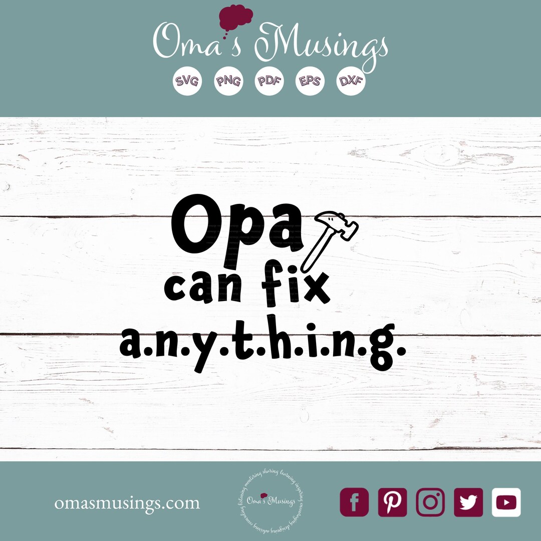 Opa SVG Father's Day Svg Opa Birthday Svg Opa Mug Svg Opa Gift Svg Opa ...