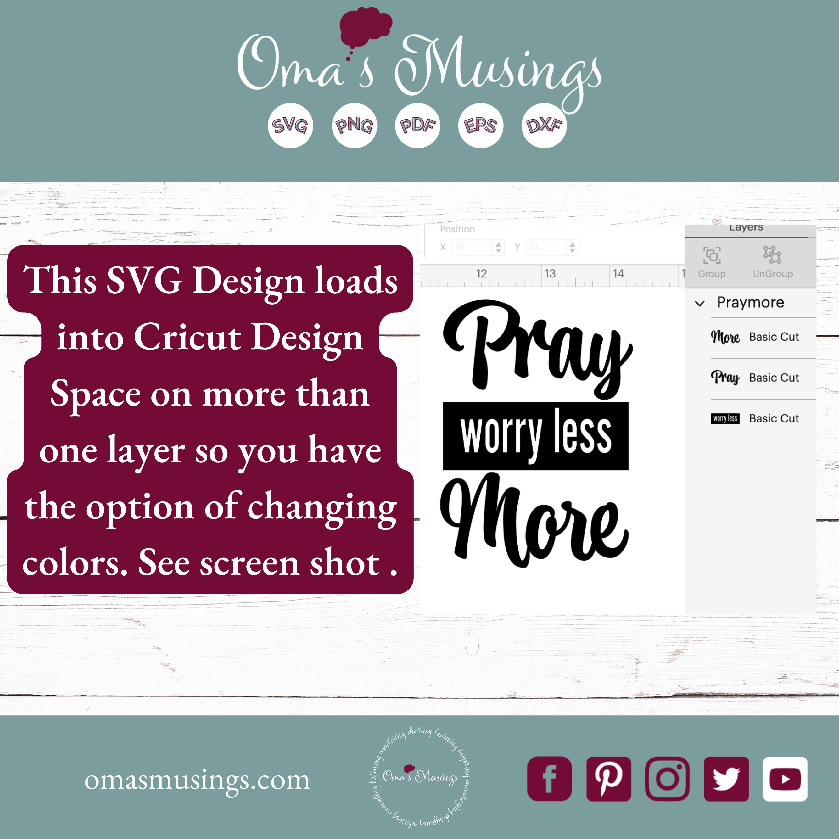 Oración SVG Orar SVG Orar más SVG Christian svg - Etsy México