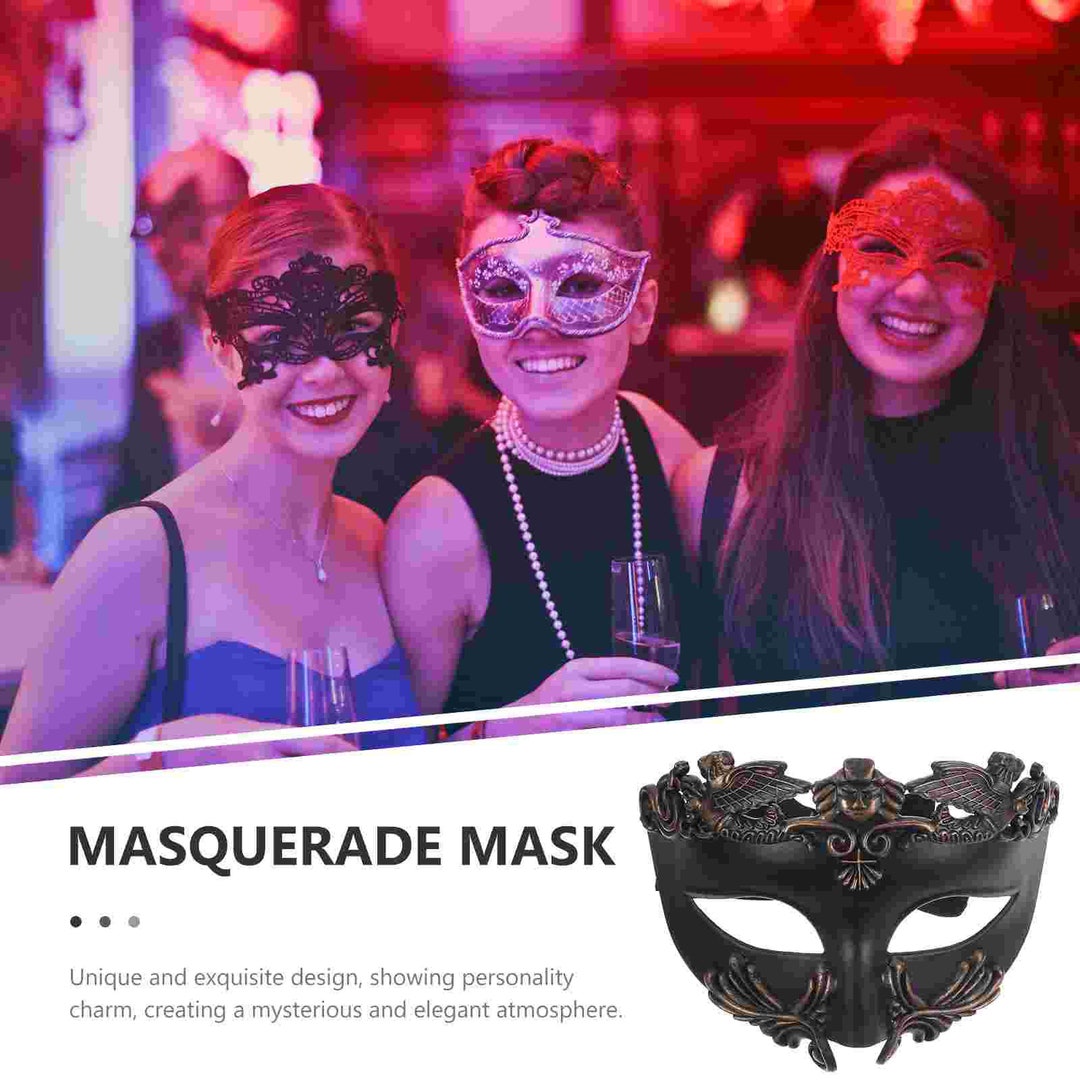 Masquerade Mask Half Face Costume Party Mask Decor Halloween - Etsy