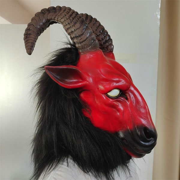 Goat Mask - Etsy