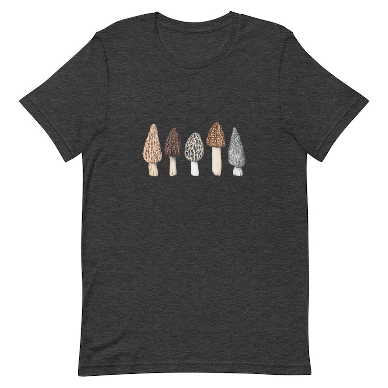 Men's Mushroom T-shirt - Morels - Etsy