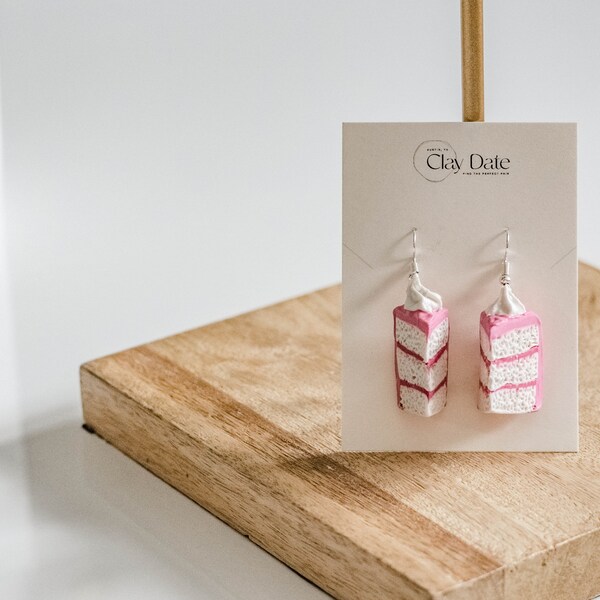 Cake Slice Earrings - Etsy
