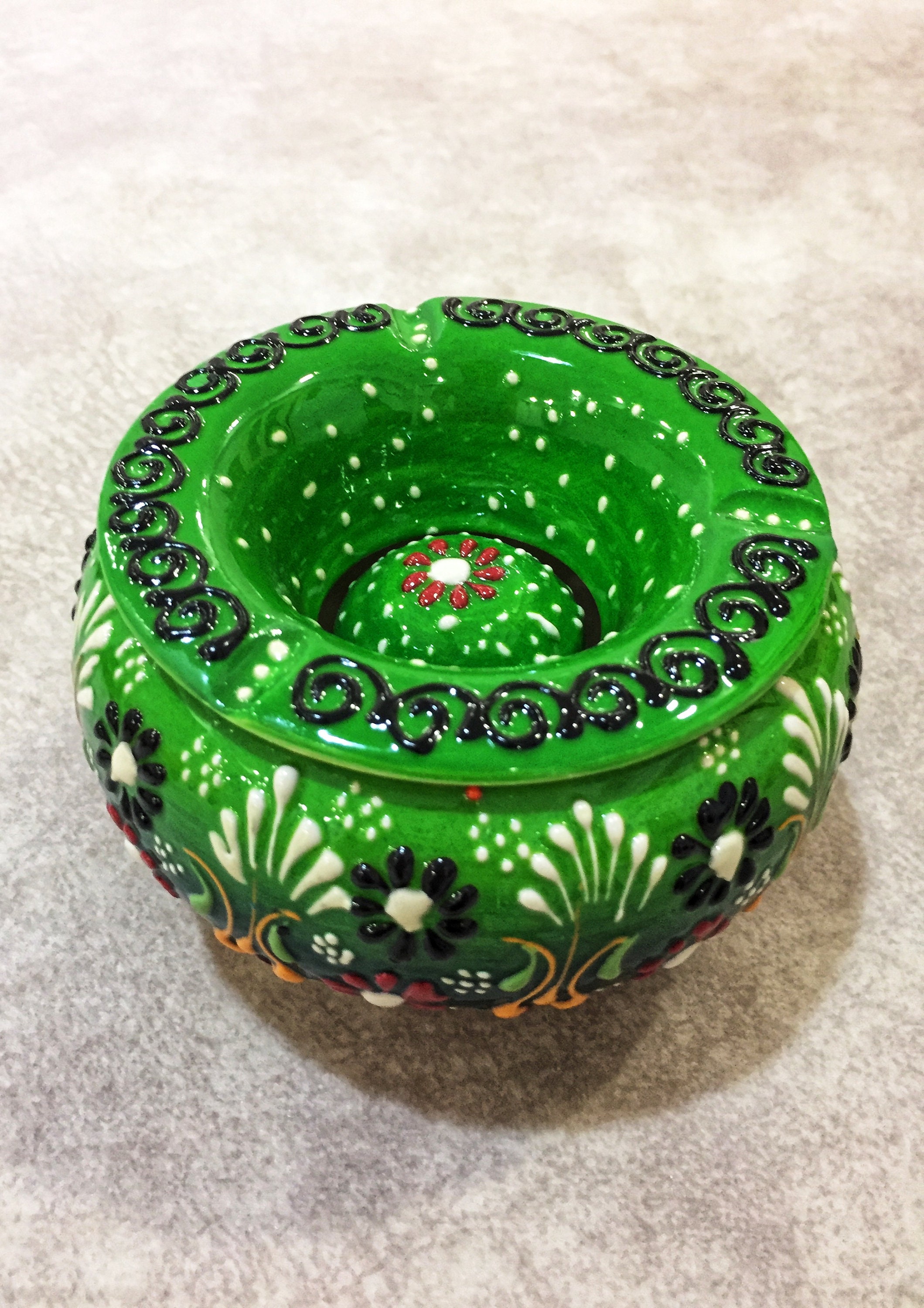 Large Handmade Ceramic Ashtray | Etsy