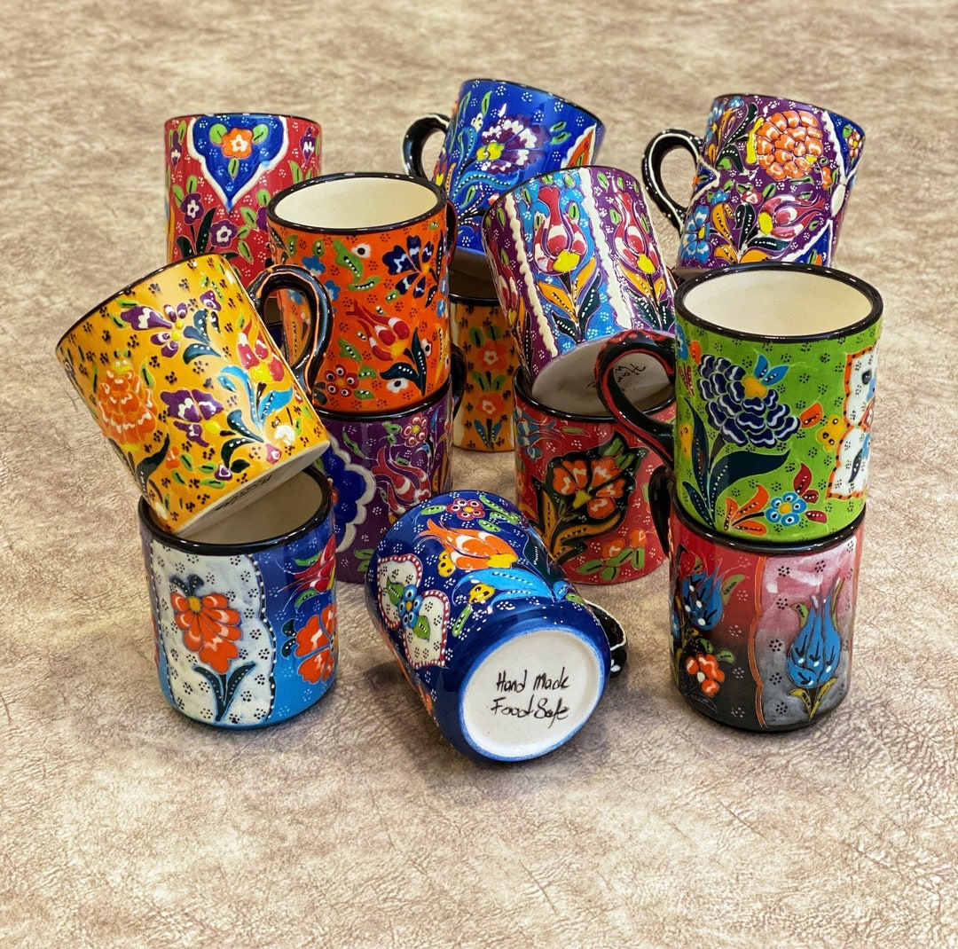 Turkish Ceramic Coffee Mug Handmade Ceramic Espresso Mug - Etsy