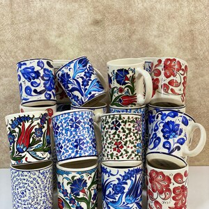 Turkish Ceramic Coffee Mug, Handmade Ceramic Espresso Mug, Ceramic ...