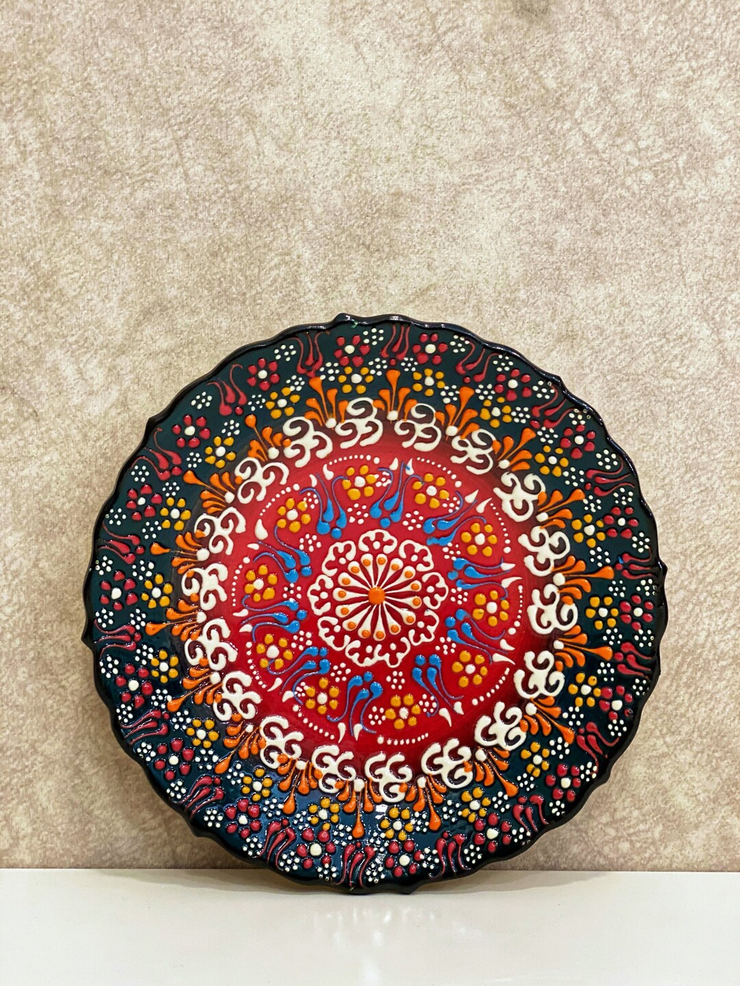 Decorative Ceramic Wall Plate 7''dessert Platedinner - Etsy