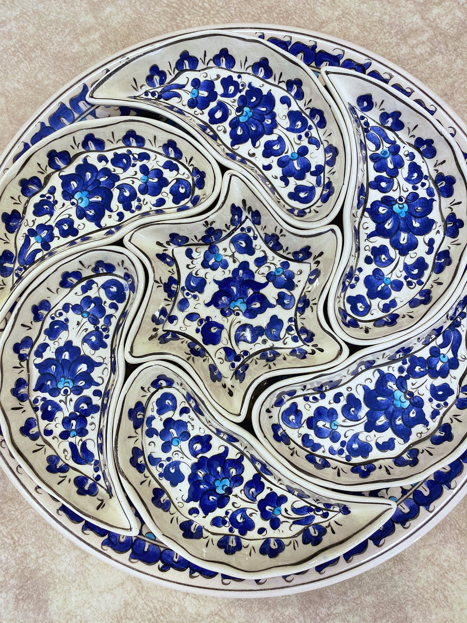 Handmade Turkish Breakfast Set Decorative Bowl Set Colorful | Etsy