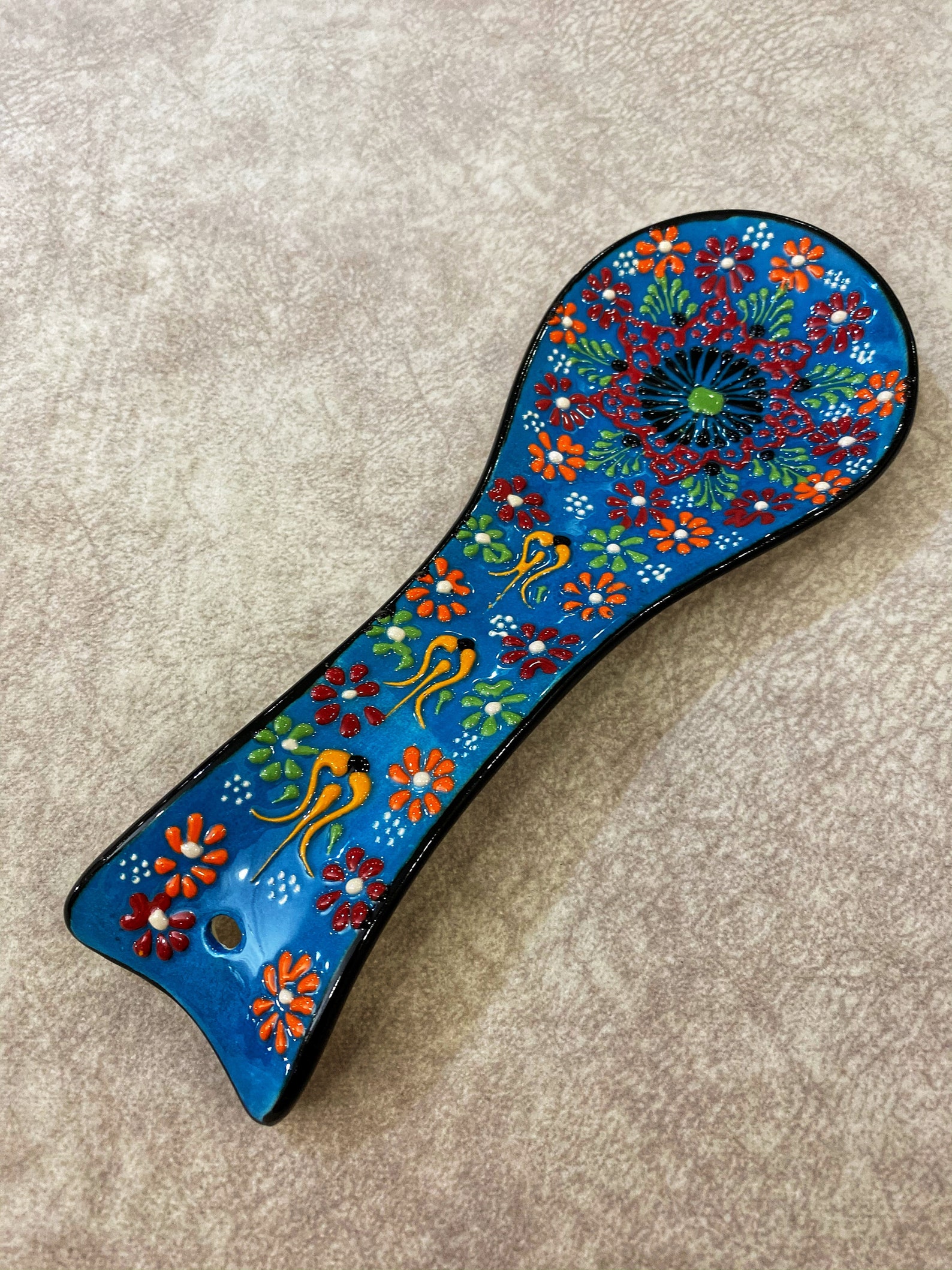 Turkish Ceramic Spoon Rest Handmade Pottery Spoon Holder - Etsy