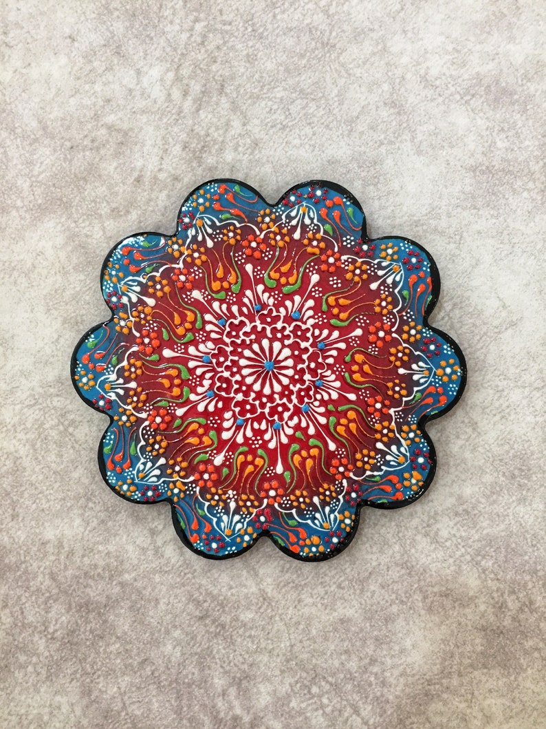 Decorative Tile Kitchen Trivet 7 Tile Trivet Ceramic | Etsy