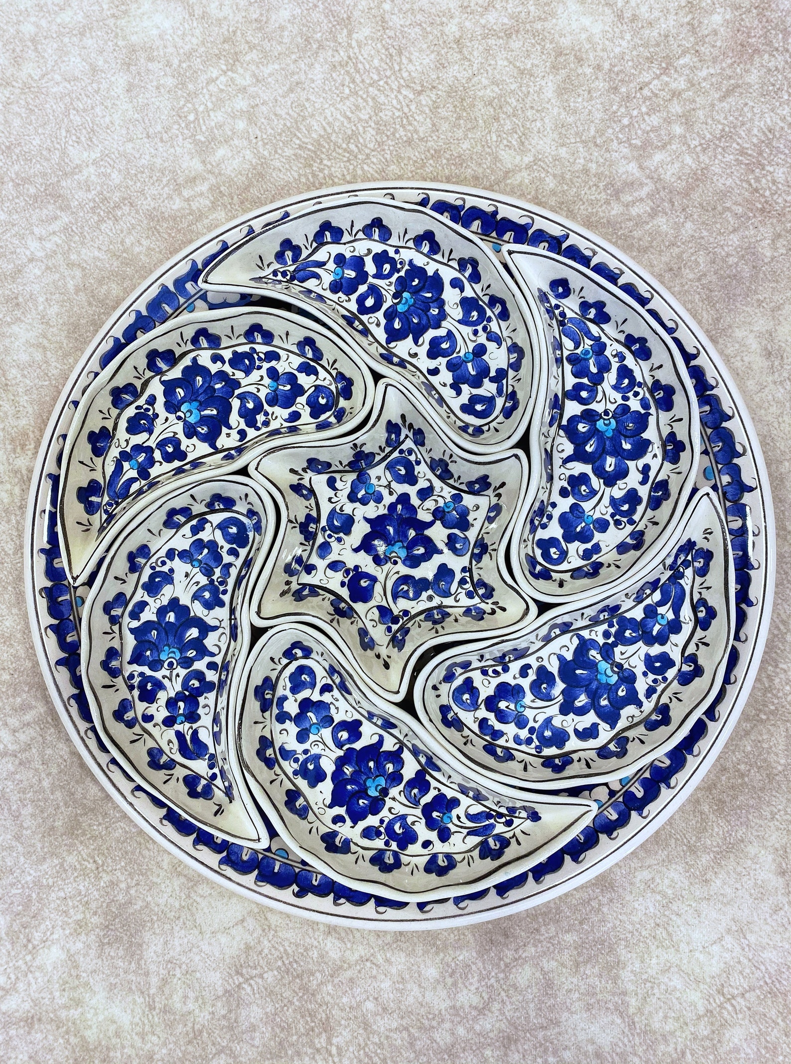 Handmade Turkish Breakfast Set Decorative Bowl Set Colorful | Etsy