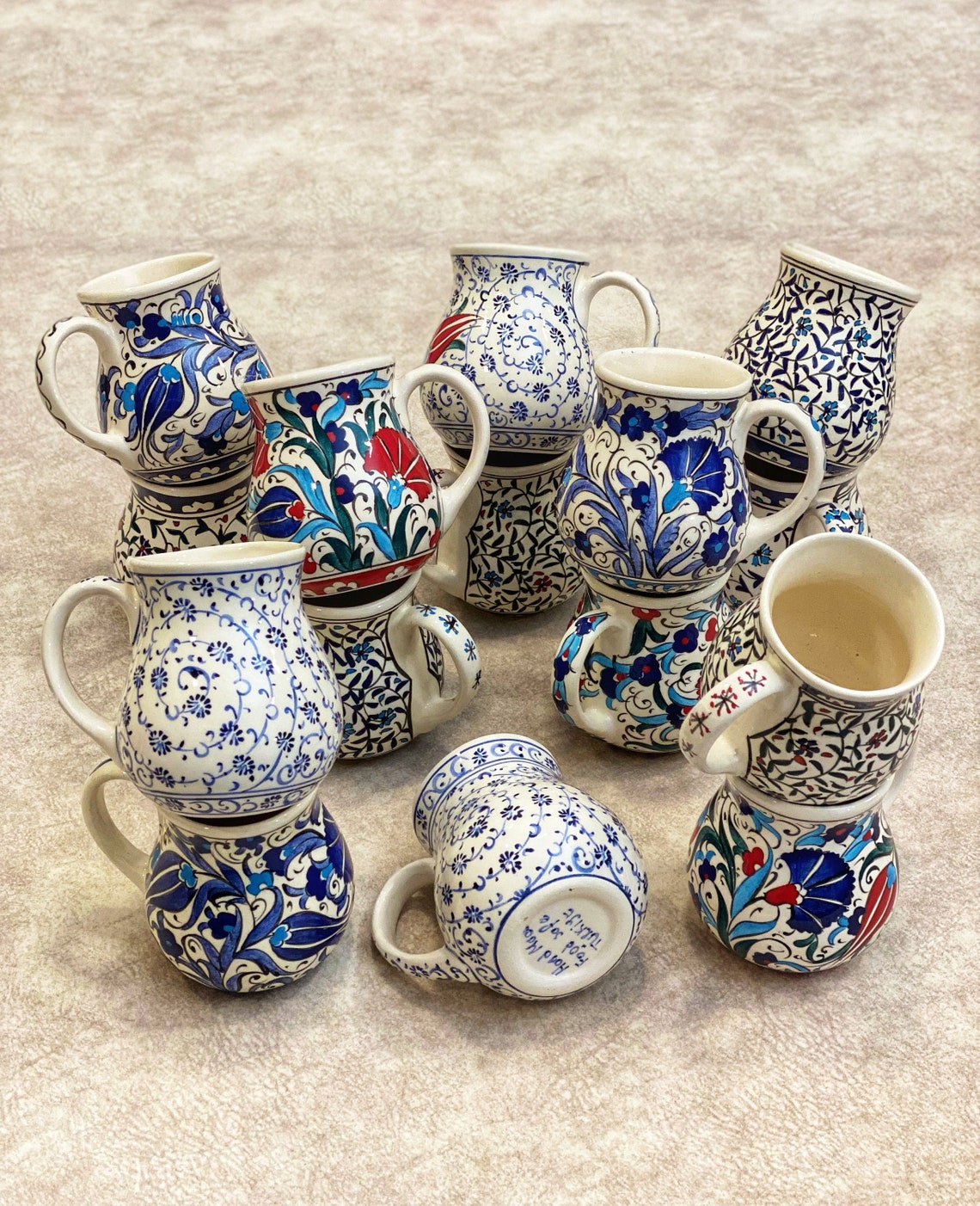 Turkish Ceramic Coffee Mug Handmade Ceramic Espresso Mug | Etsy