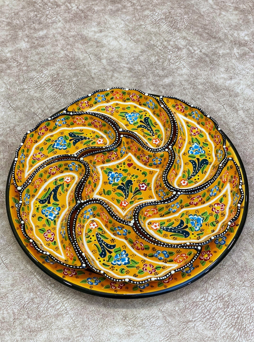 Turkish Ceramic Breakfast Set Ceramic Breakfast Bowls With - Etsy