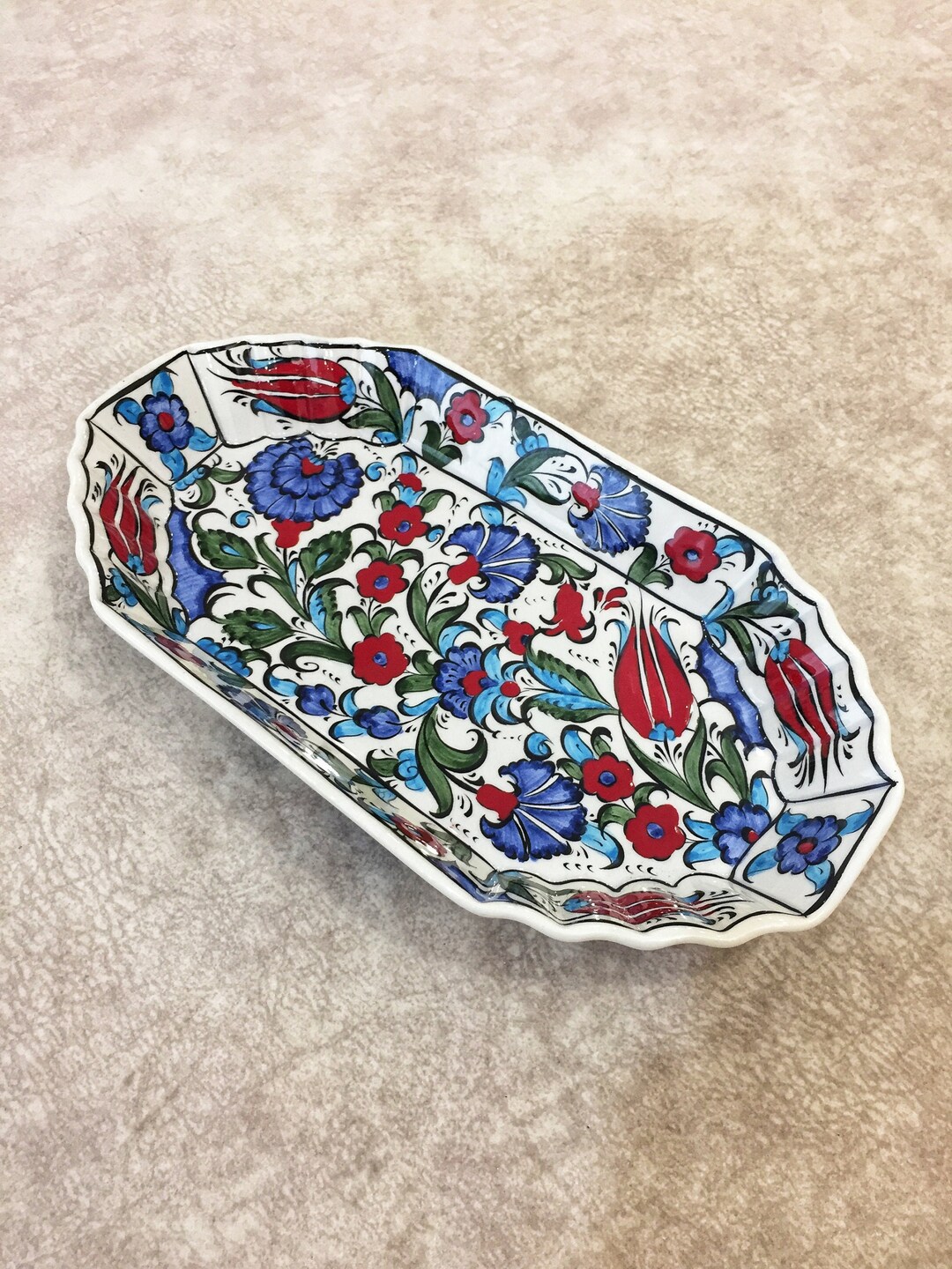 Handmade Turkish Breakfast Plate Decorative Plate Colorful - Etsy