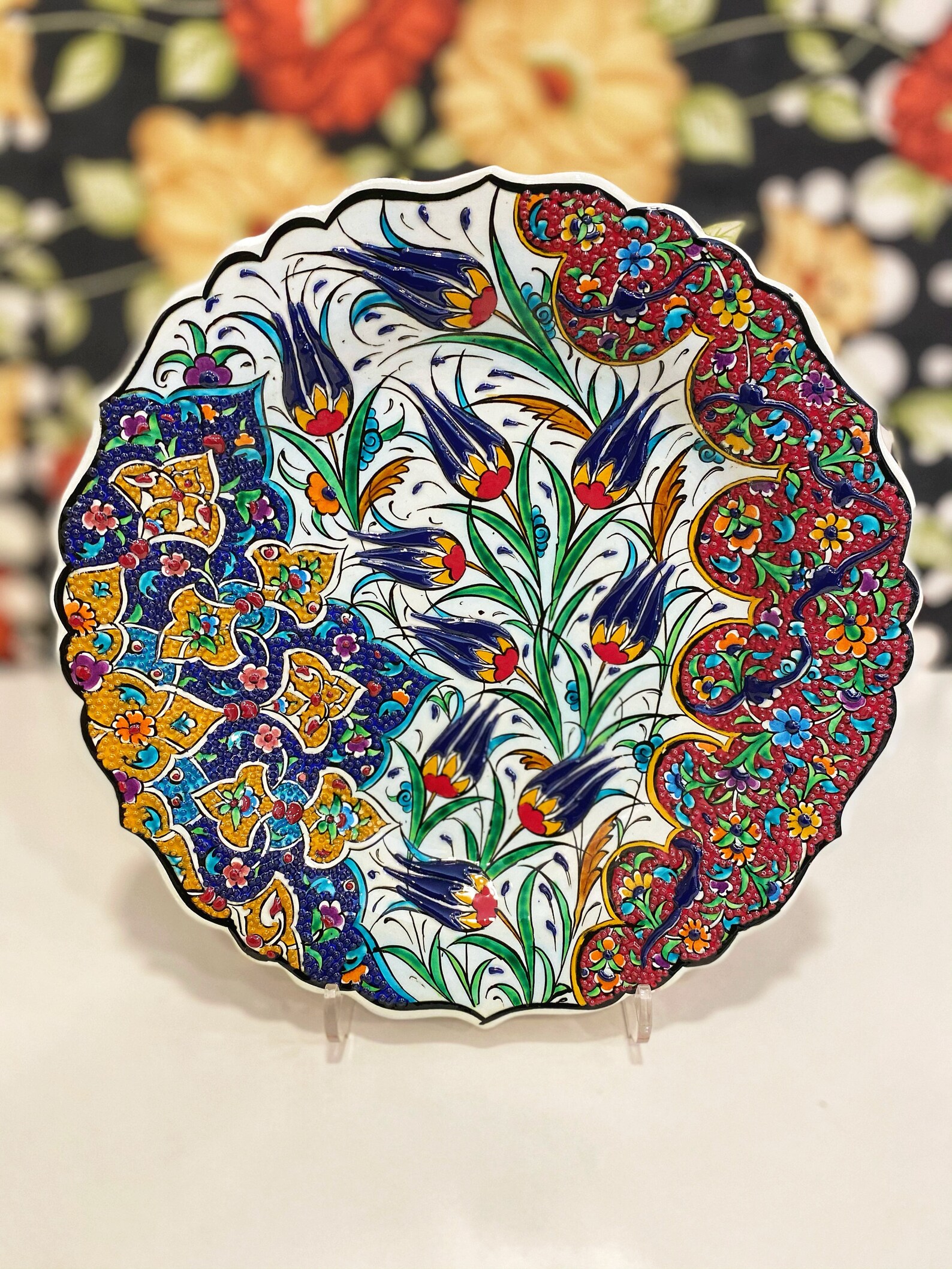 Decorative Ceramic Plate 12'' Ceramic PlatterDinner | Etsy