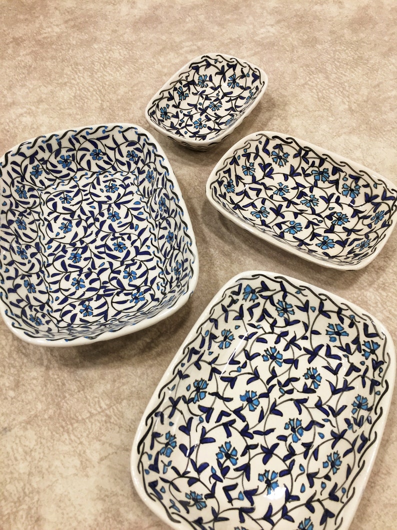 Handmade Turkish Breakfast Set Decorative Plate Set Colorful | Etsy