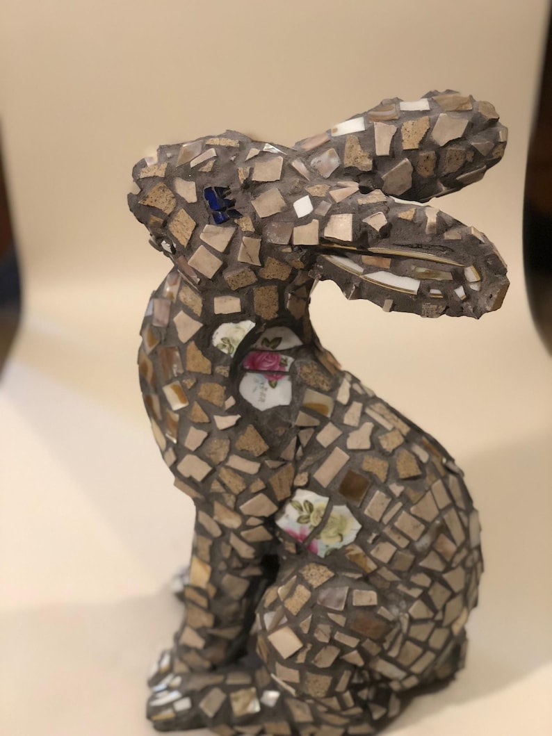 3D Mosaic Rabbit - Etsy