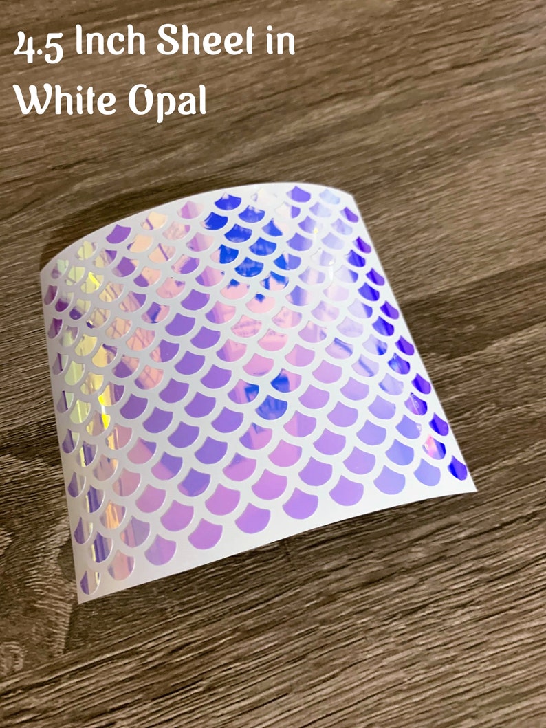 Mermaid Scales Holographic Vinyl Decal Stickers // Mermaid | Etsy