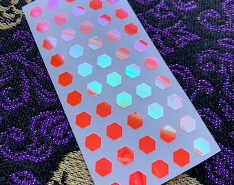 40 Honeycomb Stickers Hexagon Wall Decals Removable - Etsy