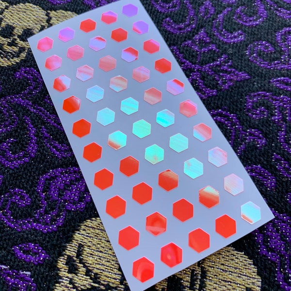 Hexagon Stickers - Etsy