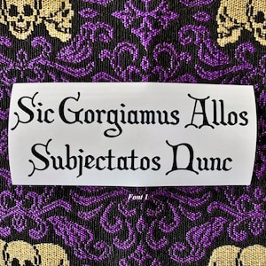 Addams Family Credo // Laptop Decal // Black Shimmer // Vinyl Decal ...