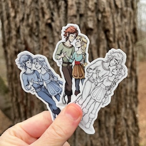 Hiccup and Astrid — Vinyl Sticker — How to Train Your Dragon - Etsy