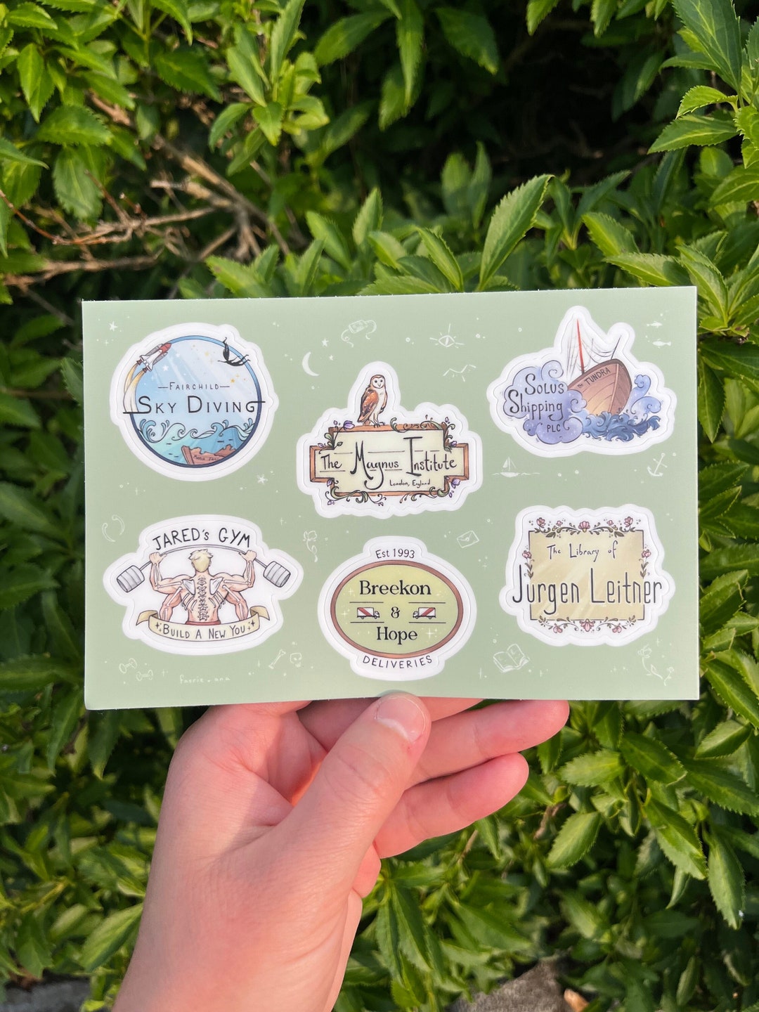 TMA Business Logos — Sticker Sheet - Etsy