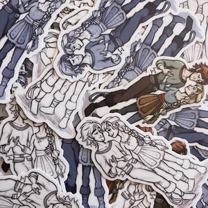 Hiccup and Astrid — Vinyl Sticker — How to Train Your Dragon - Etsy