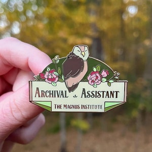 Archival Assistant — the Magnus Archives — Enamel Pin - Etsy
