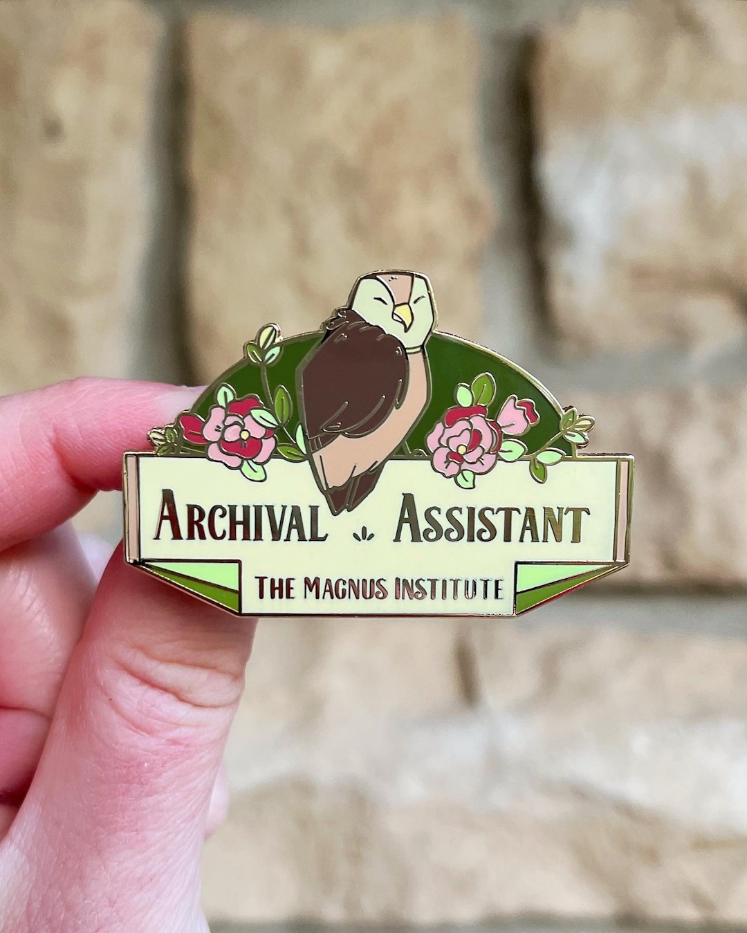 Archival Assistant — the Magnus Archives — Enamel Pin - Etsy