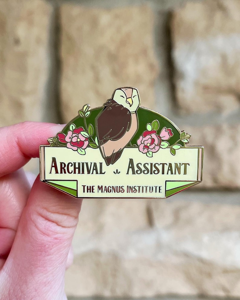 Archival Assistant the Magnus Archives Enamel Pin - Etsy