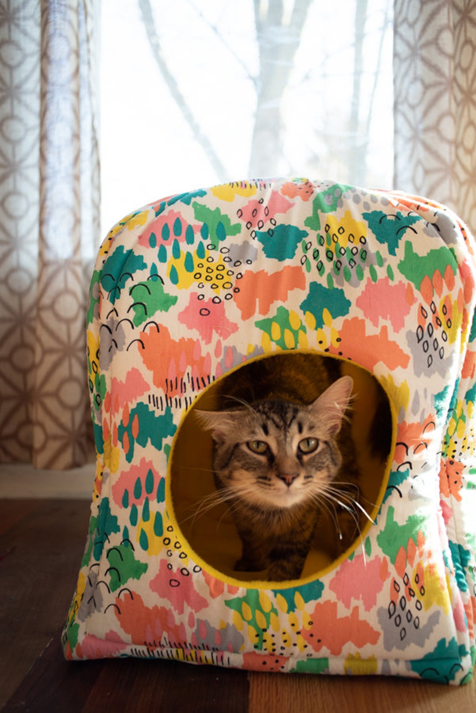 Washable Cat House Tent Bed PDF Sewing Pattern - Etsy