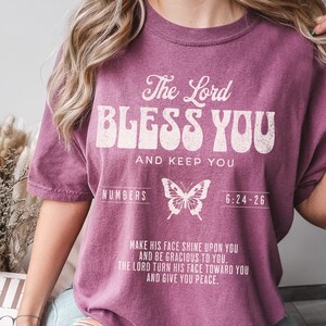 The Blessing Shirt, Lord Bless You and Keep You, Christian Comfort ...