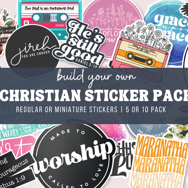 Christian Stickers - Etsy