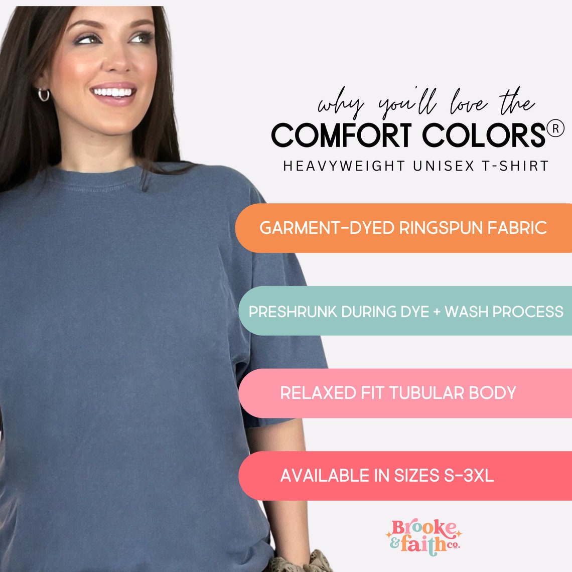 Christian Comfort Colors Tshirt, May Heavenly Things Constantly ...