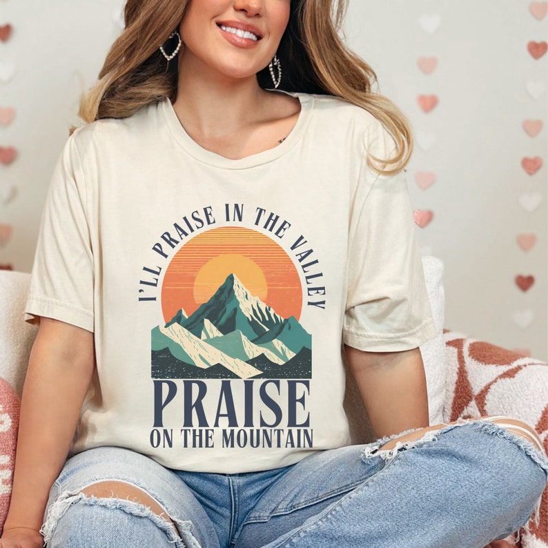 Praise the Lord Shirt, Christian Worship Tshirt, I'll Praise in the ...