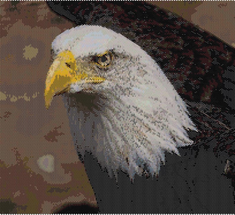 Eagle Peyote Stitch Pattern Instant Download - Etsy