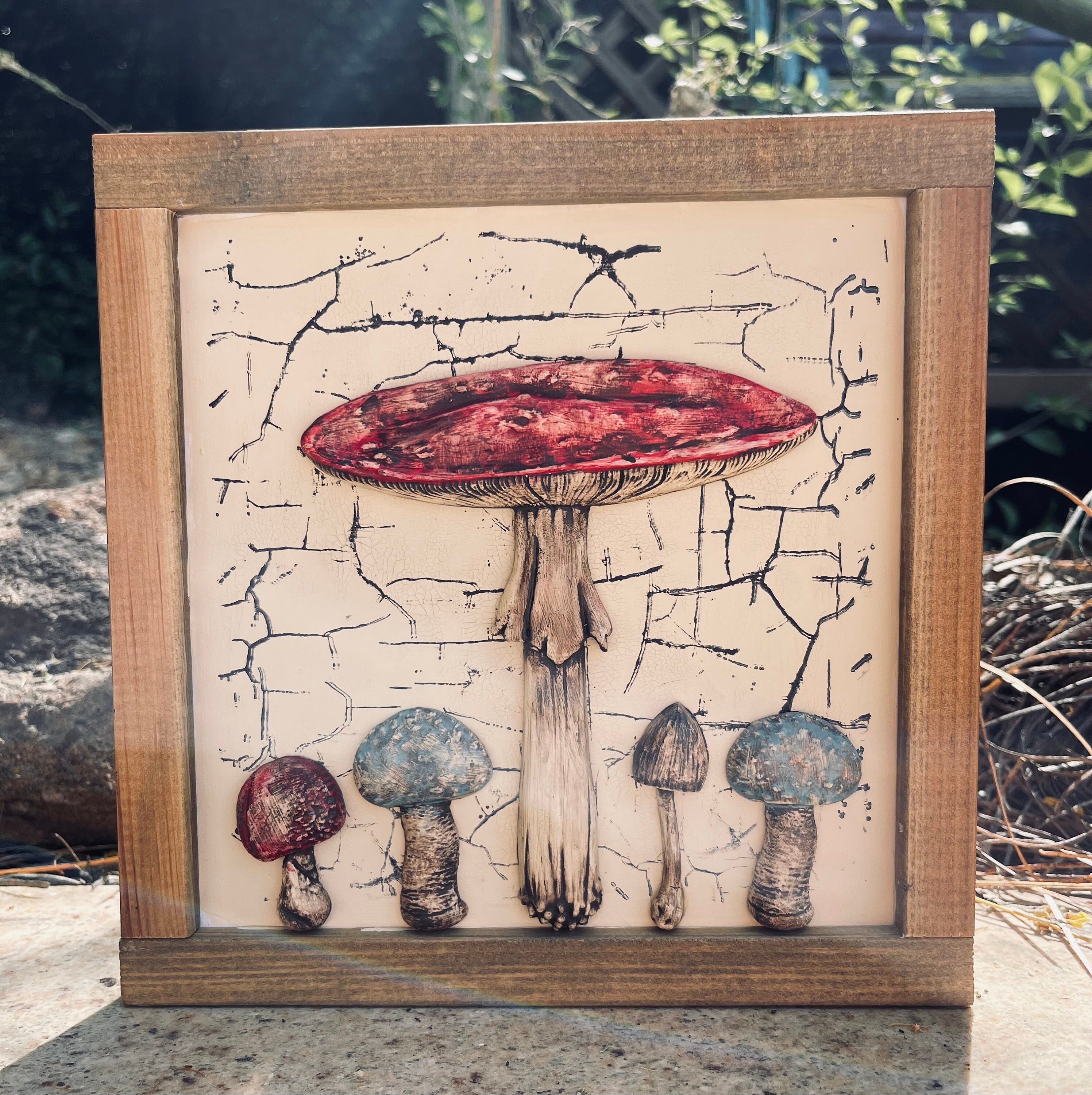 3D Mushroom Art - Etsy