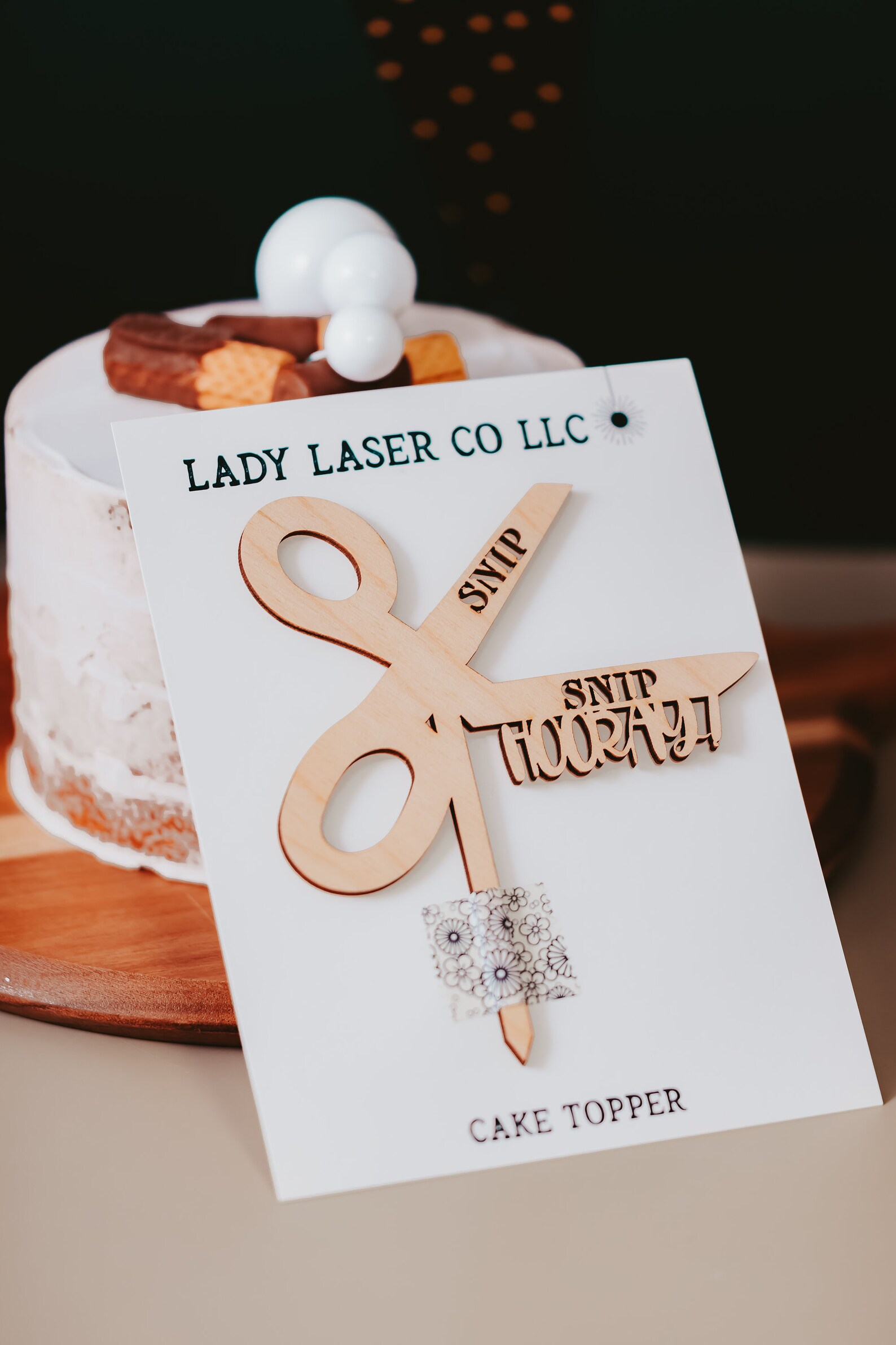 Funny Vasectomy Wooden Cake Topper, Snip Snip Hooray Cake Topper ...